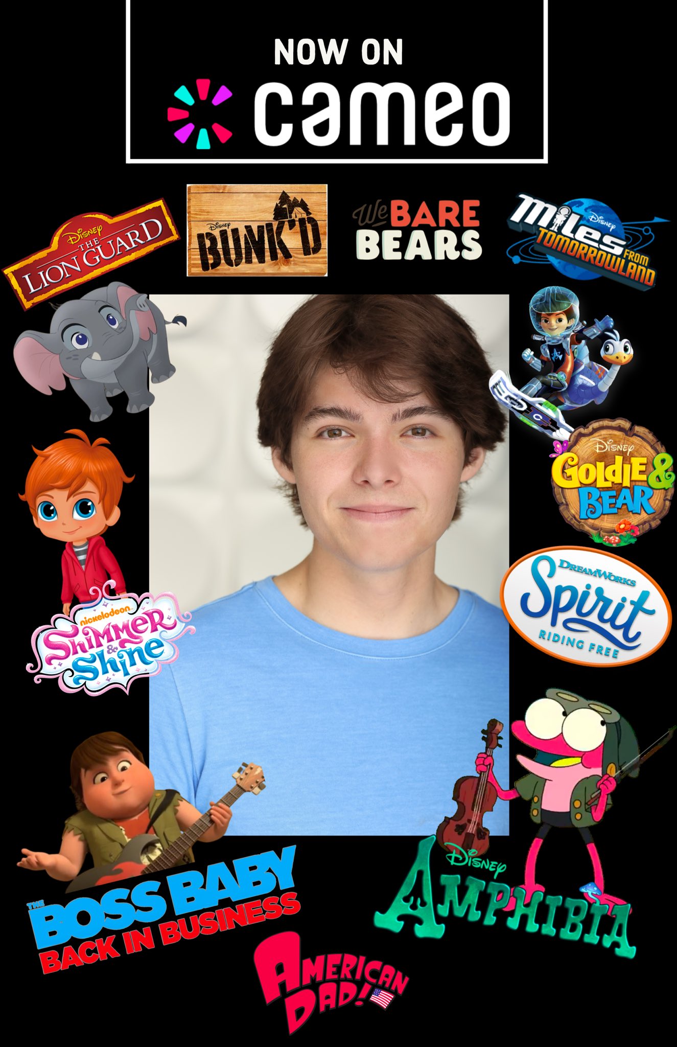 Justin Felbinger on Twitter: "Hey Amphibia fans! I am officially on Cameo!! If you want a Sprig ...