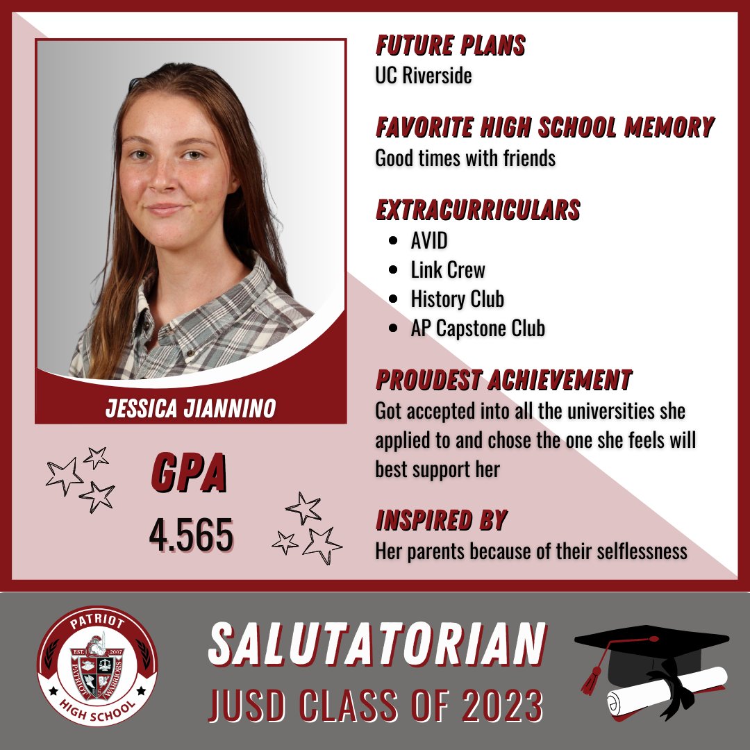 Jurupa Unified on Twitter: "Happy Graduation Day, Patriot High School! 🖤 JUSD’s Senior Showcase ...