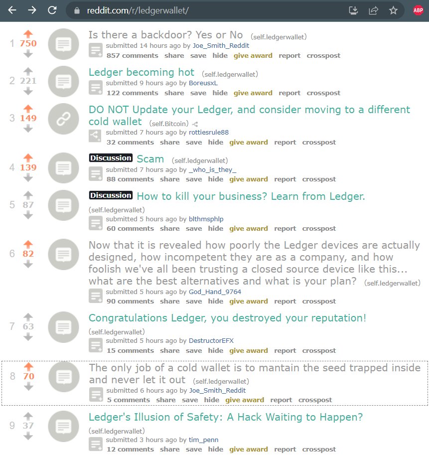I have personally used Ledger hardware wallets for about 7 years. Today ...