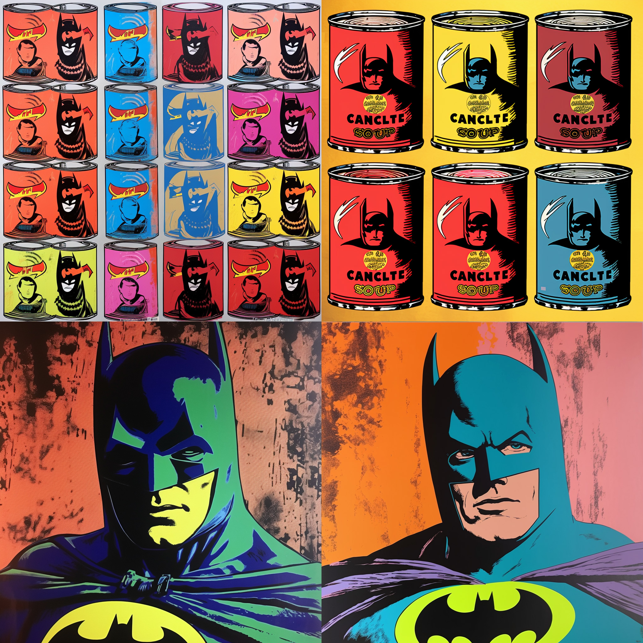 Pop Art Batman Logo