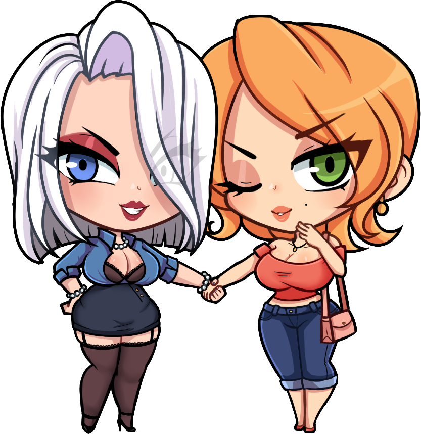 Eros on Twitter: "RT @DuSilvone: So @babie_fluff got some lovely chibis gifted of her OCs. And ...