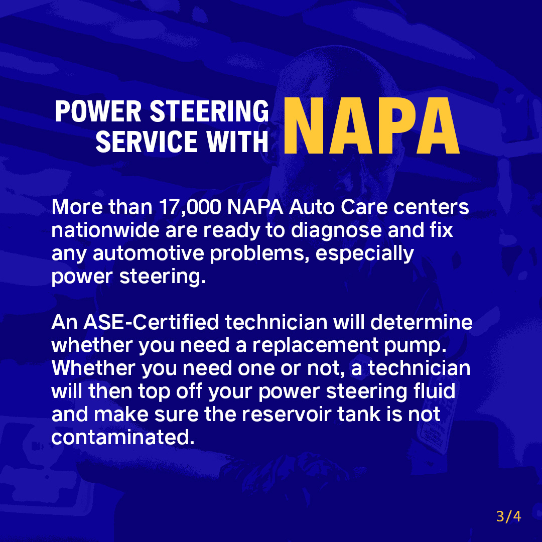 The NAPA Network on Twitter: "Never underestimate the power of a good power steering service 🔧 ...