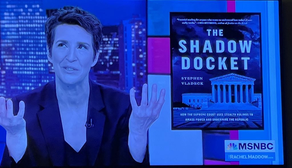 Lawprofblawg on Twitter: "If you are shipping @steve_vladeck's book "The Shadow Docket," and you ...