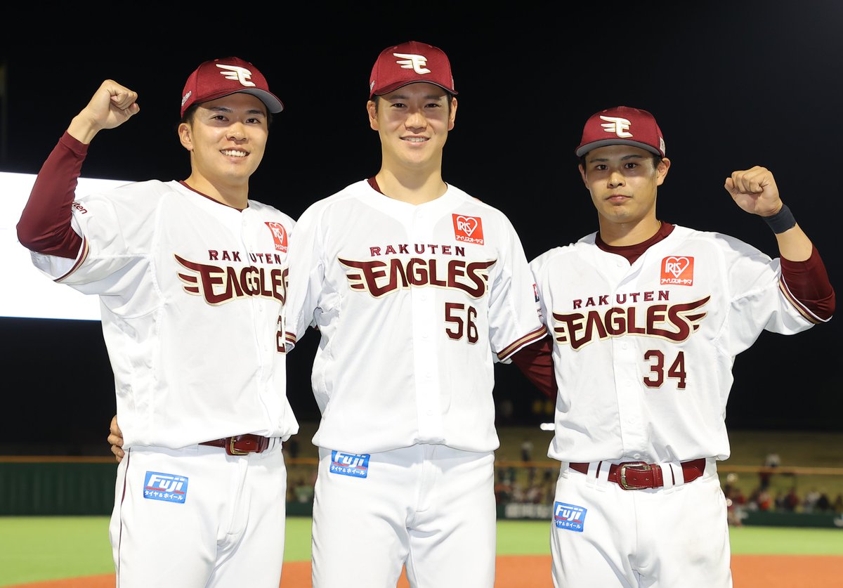 サンスポ×EAGLES on Twitter: "【楽天ｰソフトバンク】 16日、7回無失点、124球の力投を見せ今季2勝目を挙げた早川隆久投手。7回にはソフトバンク・周東佑京選手を二ゴロに ...