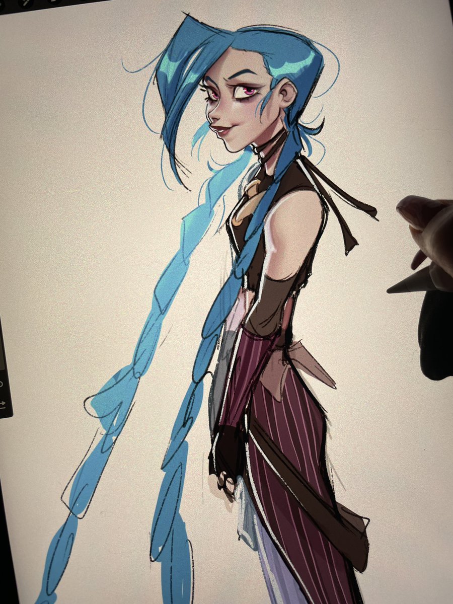 ジンクス(リーグ・オブ・レジェンド) 「Jinx sketch」|Sweeney Booのイラスト