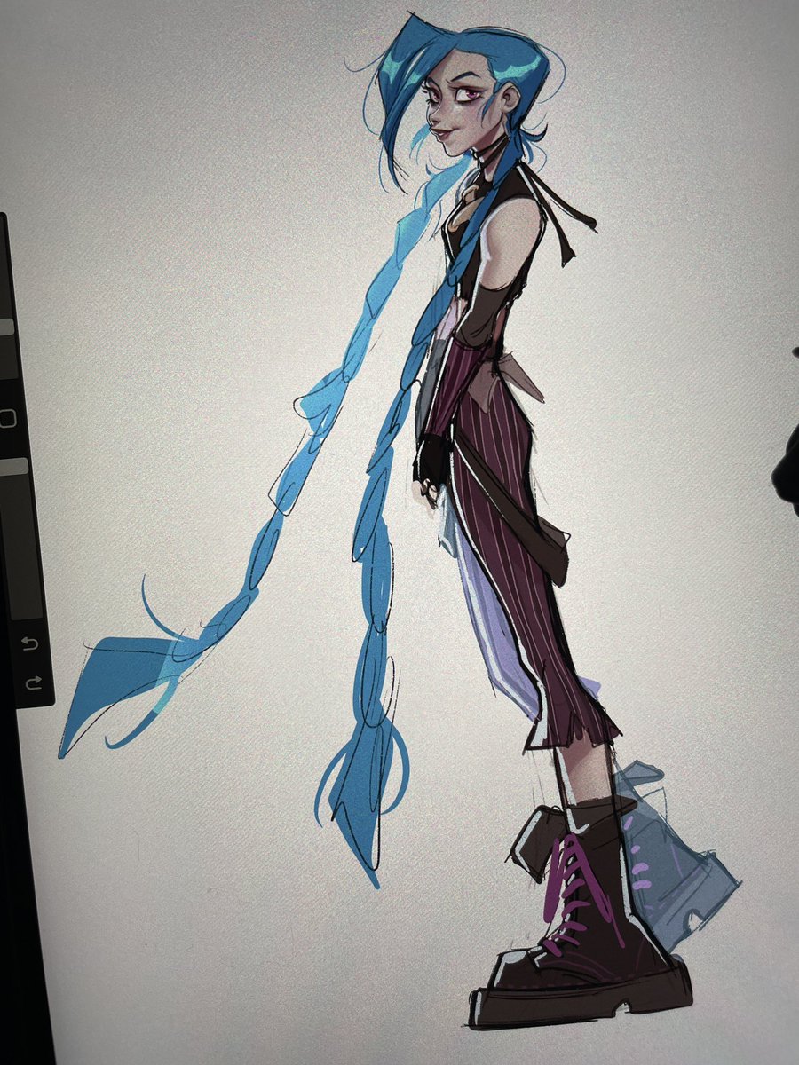 ジンクス(リーグ・オブ・レジェンド) 「Jinx sketch」|Sweeney Booのイラスト