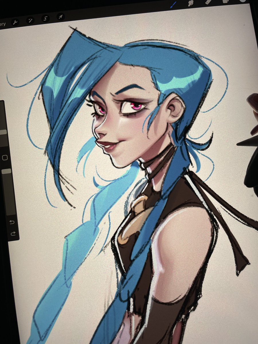 ジンクス(リーグ・オブ・レジェンド) 「Jinx sketch」|Sweeney Booのイラスト