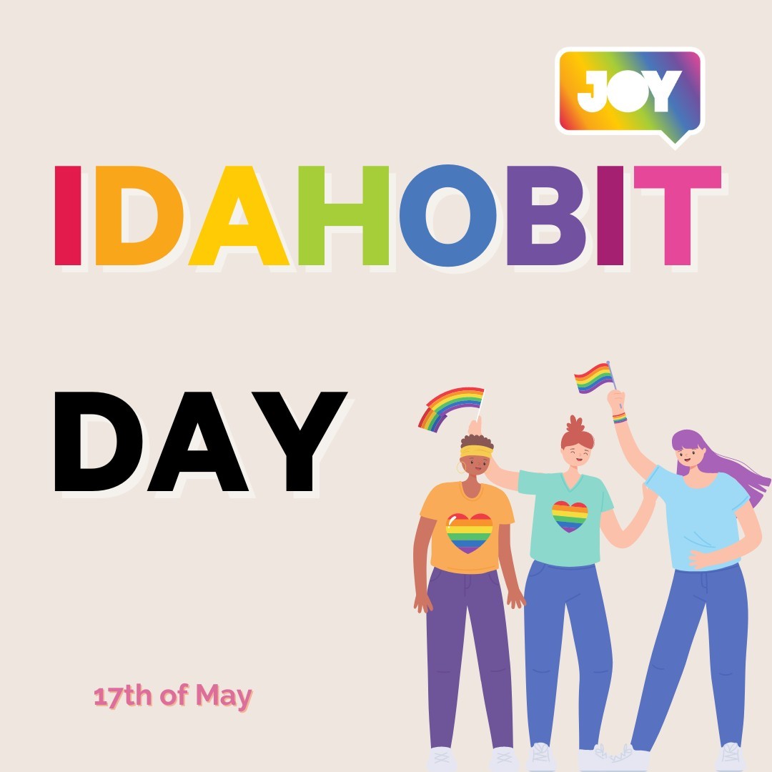 JOY Media on Twitter: "Happy IDAHOBIT day! Wear rainbow colours out today and stand against ...
