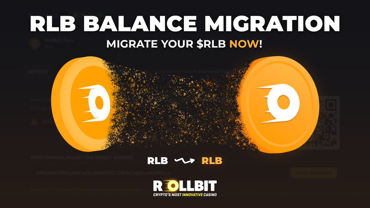 Rollbit on Twitter: "To support upcoming changes for $RLB, we're deprecating existing on-site ...