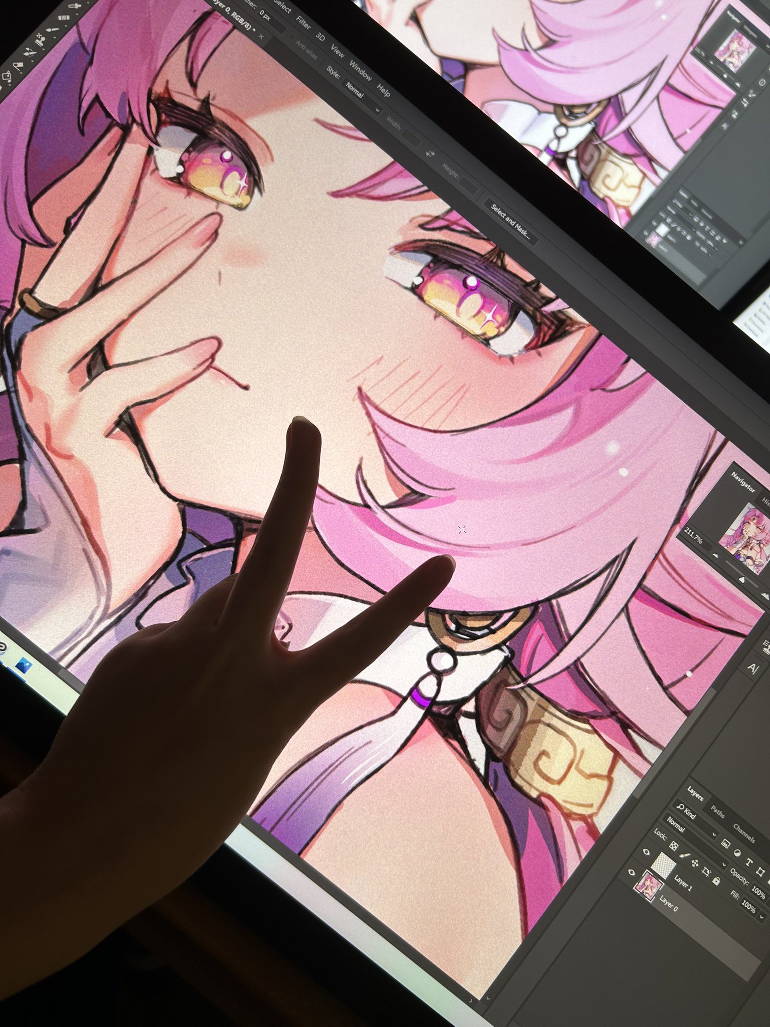 yenko🐰alt on Twitter: "IT ARRIVED drawing on such a big tablet will take a while to get used to ...