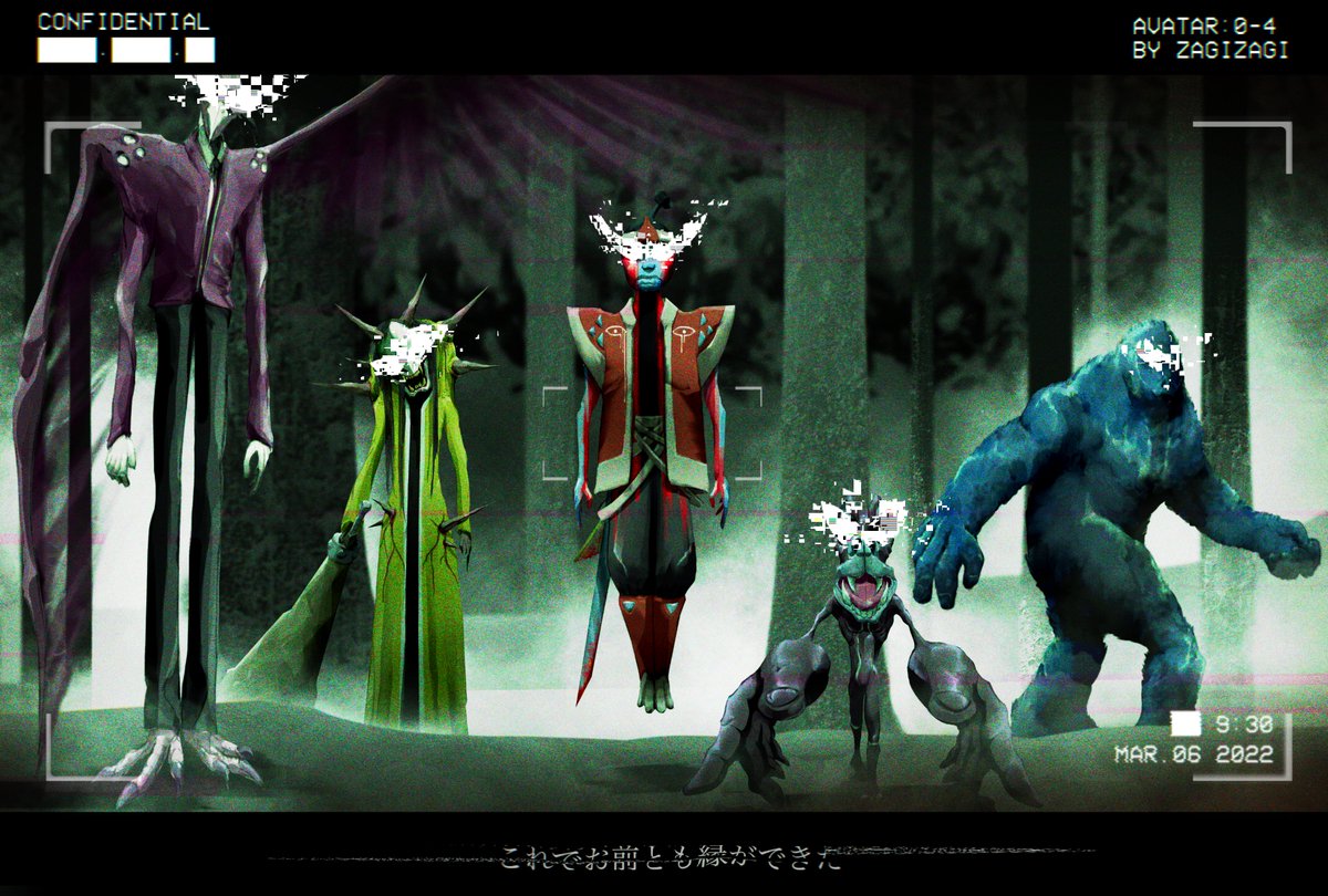 「Dark and Demonic Tokusatsu HEROES.」|ザギザギ/ZAGIZAGIのイラスト