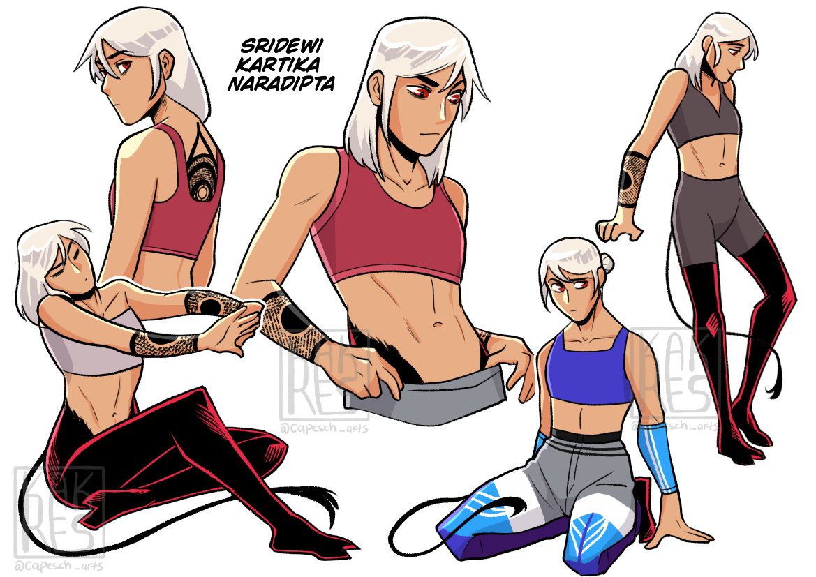 Kak Resa/Reza on Twitter: "All of my main OCs body exploration (I decided to group them up in ...