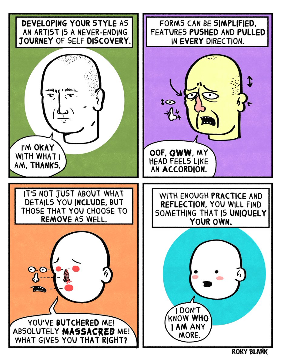 「don't follow me」Rory Blankの漫画