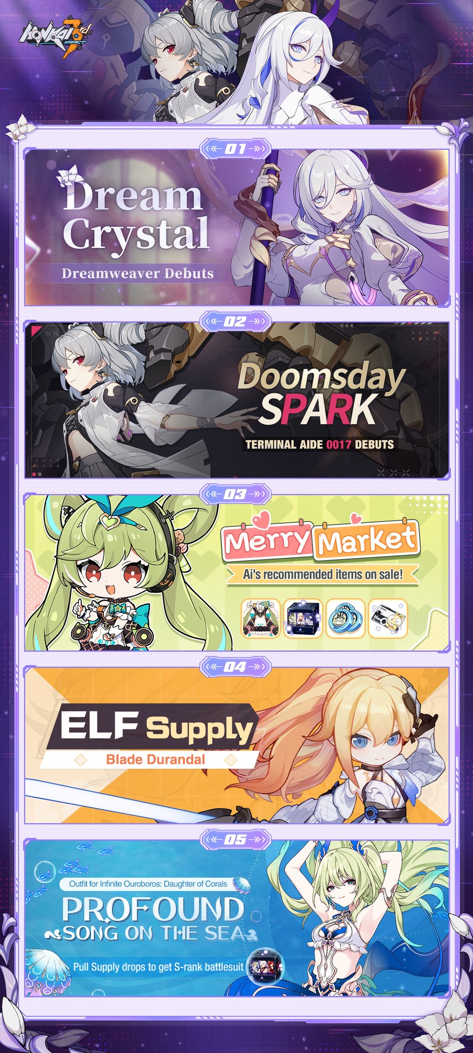Honkai Impact 3rd On Twitter New Events In Version Update Week 2 Available After The V6