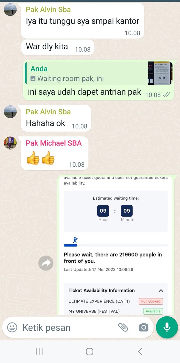 Nugs on Twitter: "Seru banget war ticket coldplay bareng2 sama bos di kantor😁😁😁"