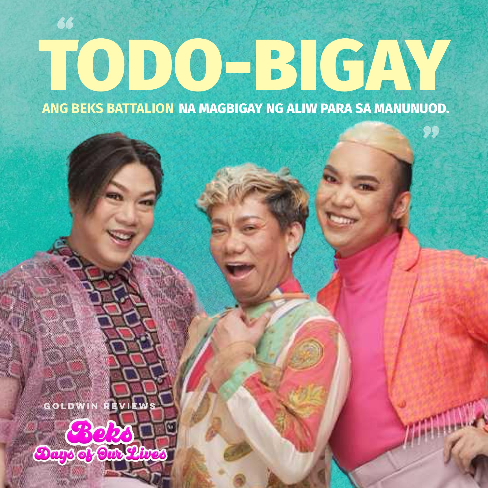 GoldwinReviews on Twitter: "NOW SHOWING!!! Beks Days of Our Lives Directed by Chad Kinis Showing ...