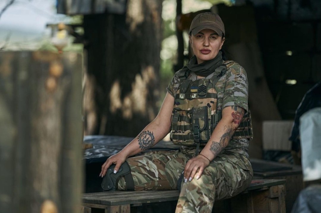 SLAVA UKRAINE on Twitter: "Alina (call sign «Nika») is an artillery ...