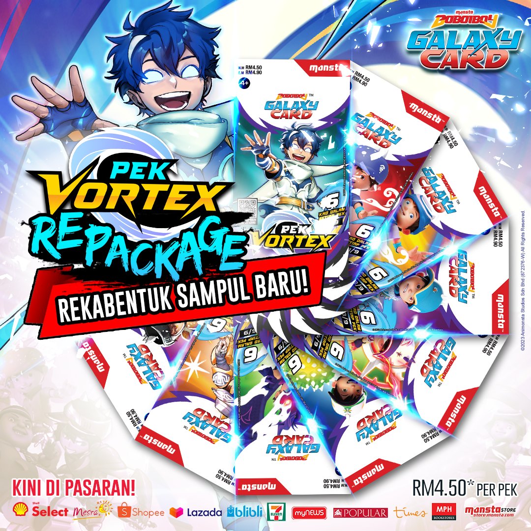 BoBoiBoy on Twitter: "📢 PEK VORTEX REPACKAGE 2023 Edition - Back by popular demand! Now with new ...