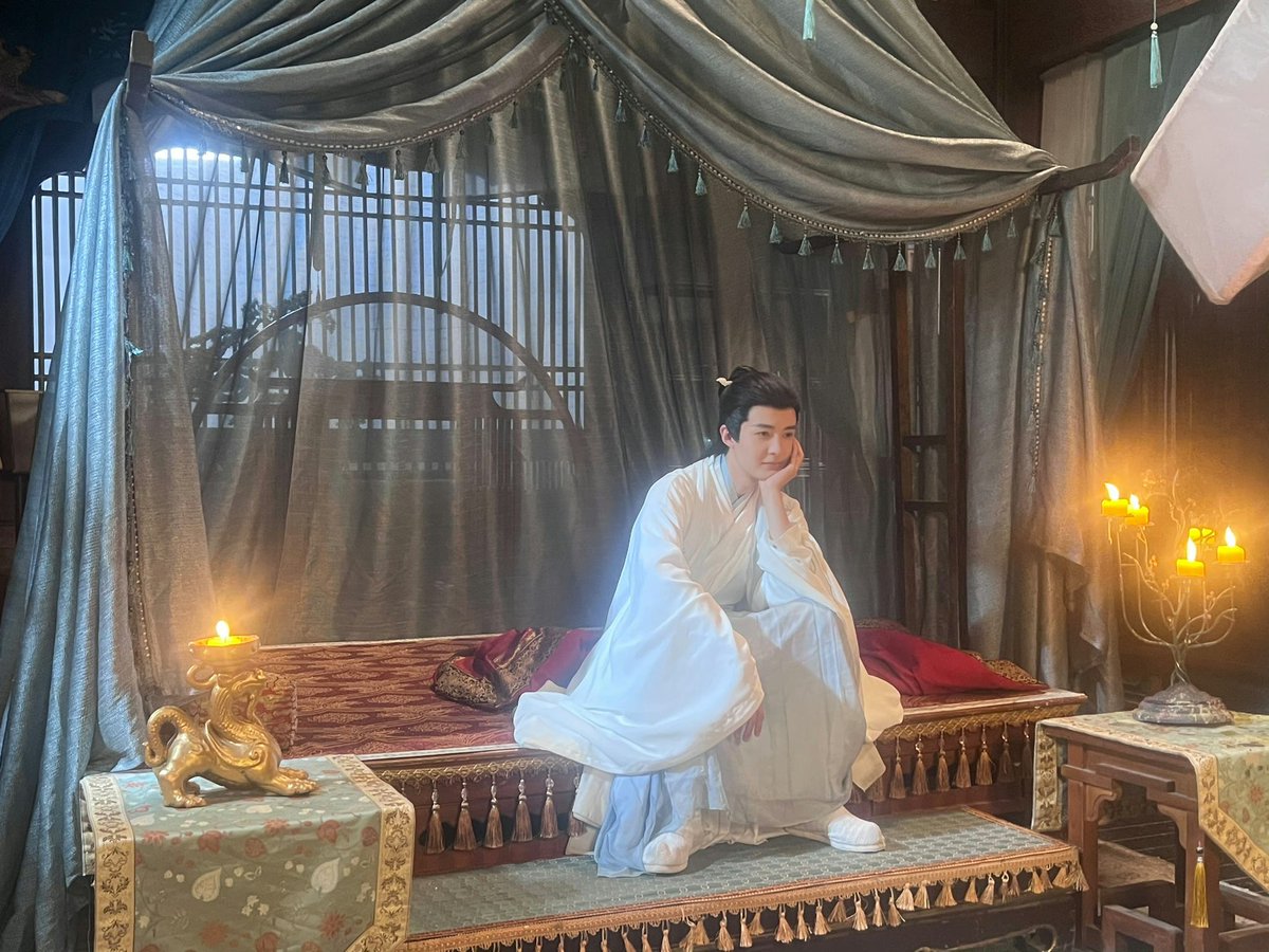 cdrama tweets on Twitter: "#GuanYue’s studio shares snaps from on set of #昭阳花馆 More - https ...