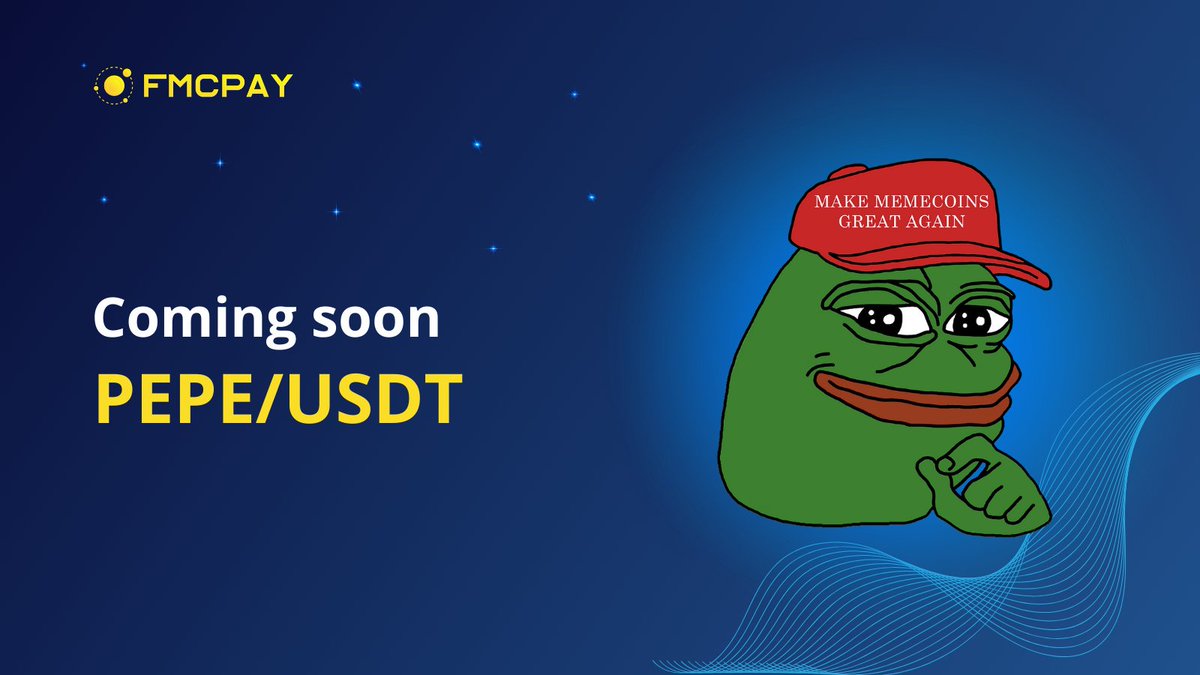 FMCPAY on Twitter: "⚡️ Coming Soon on #FMCPAY: PEPE/USDT The PEPE/USDT trading pair starts on ...