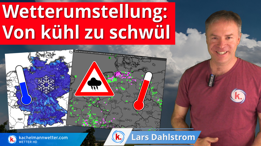 Kachelmannwetter on Twitter: "Von kühl zu schwül – Sonntag sommerlich warm! Die Wetterlage ...