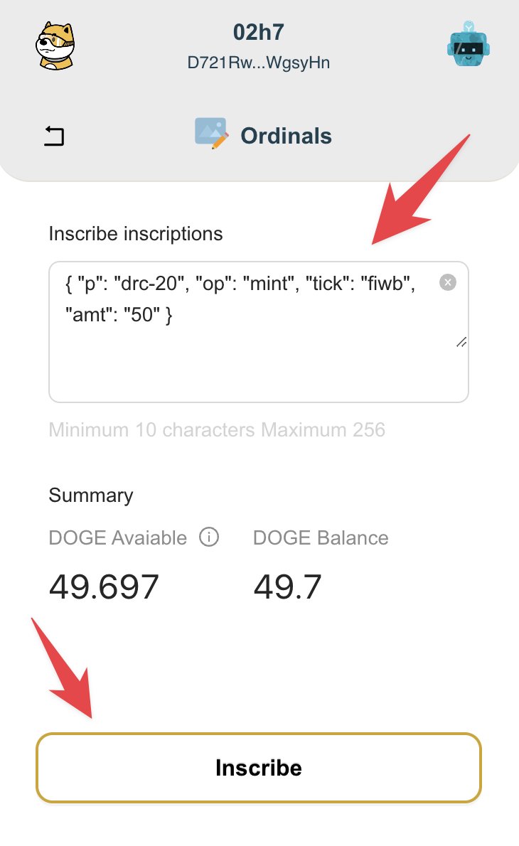 Doge Labs | drc-20 Doginals on Twitter: "5/ Time for some copy-paste action! Toss this into the ...