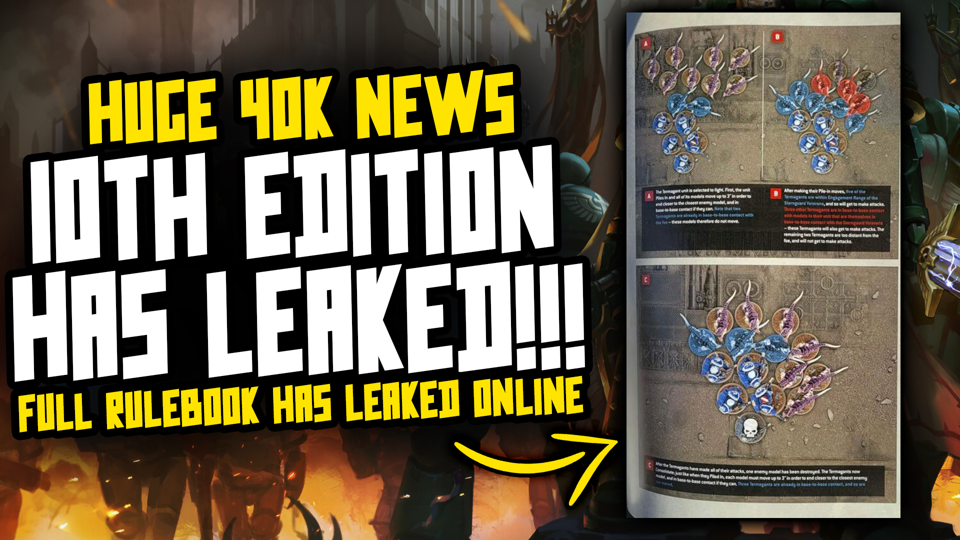 Chapter Master Valrak on Twitter: "10th Edition has leaked, it's all over Warhammer Social media ...