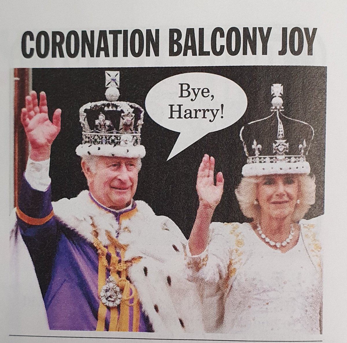 Richard Eden on Twitter: "Here is @PrivateEyeNews's take on the #Coronation"