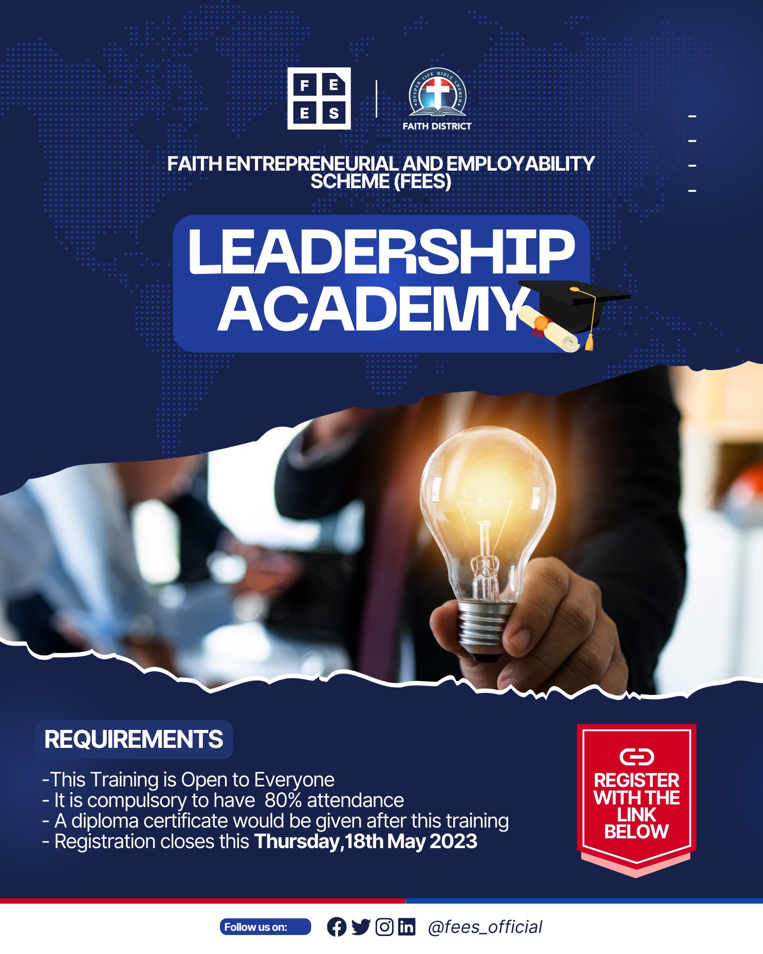 Faith Entrepreneurship and Employability Scheme on Twitter: "FEES Leadership Academy is here ...