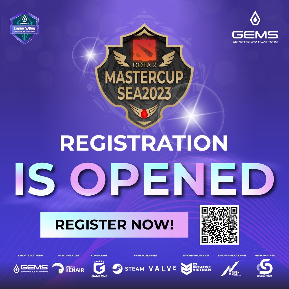 GEMS Esports 3.0 Platform on Twitter: "📣 DOTA2 SEA MASTERCUP S01 @ MALAYSIA | REGISTRATION IS ...