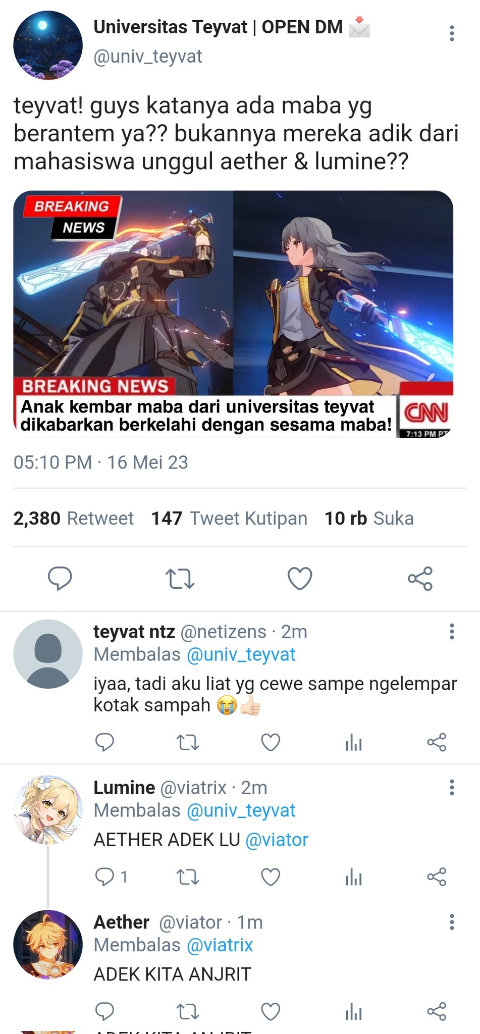 Lucy on Twitter: "09. Masuk berita bro https://t.co/uCplGDaufF" / Twitter