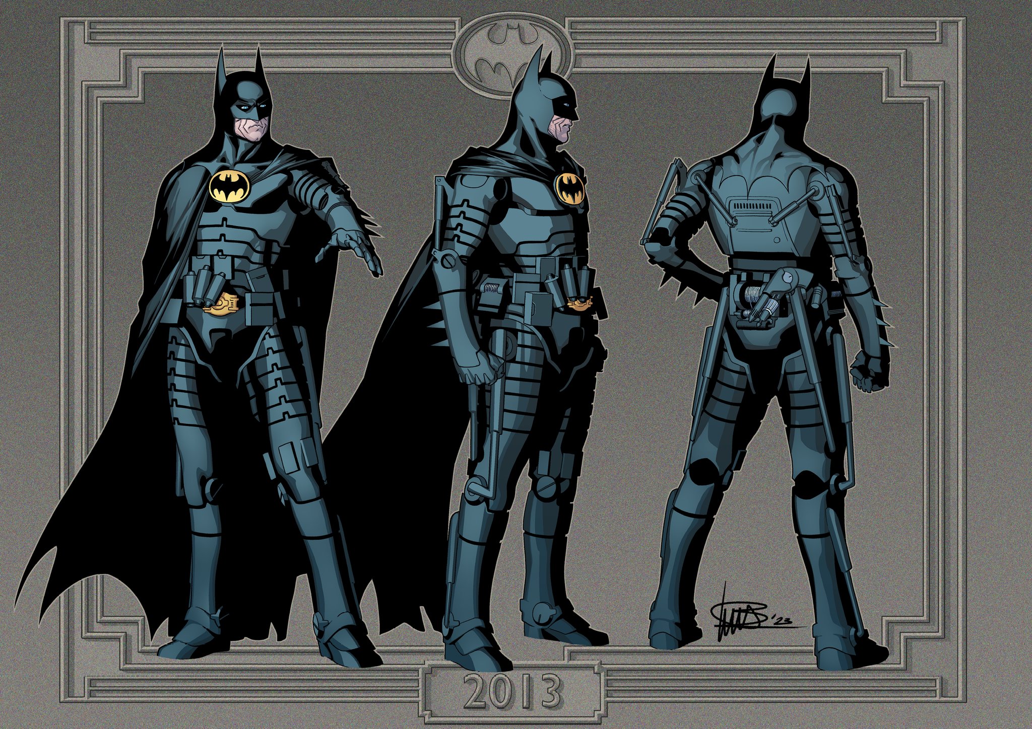 New 52 Batman Costume Design