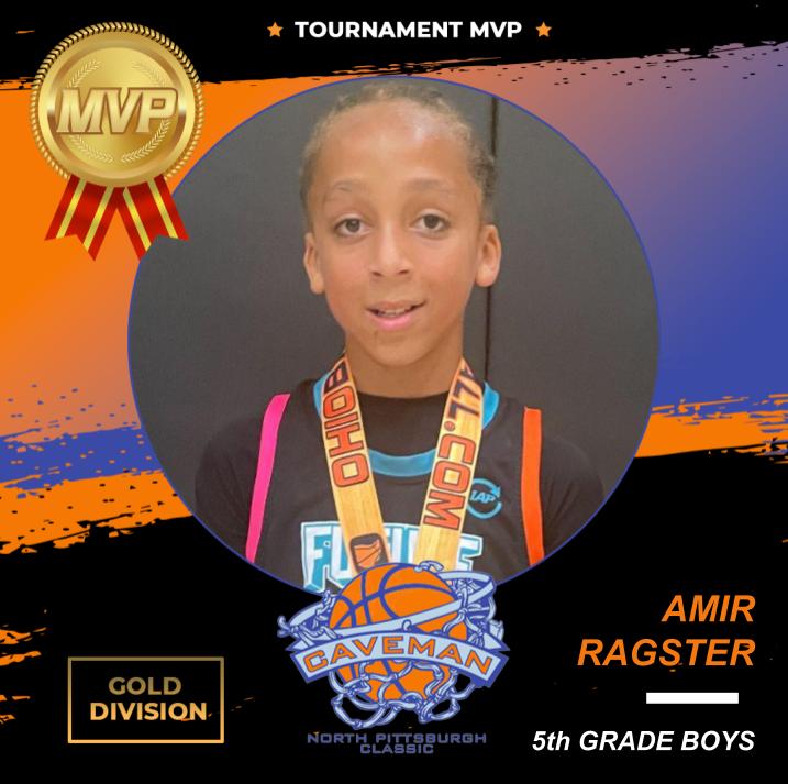OhioBasketball.com on Twitter: "#CavemanNorthPAClassic23 5th Grade Boys, Gold MVP, Amir Ragster ...