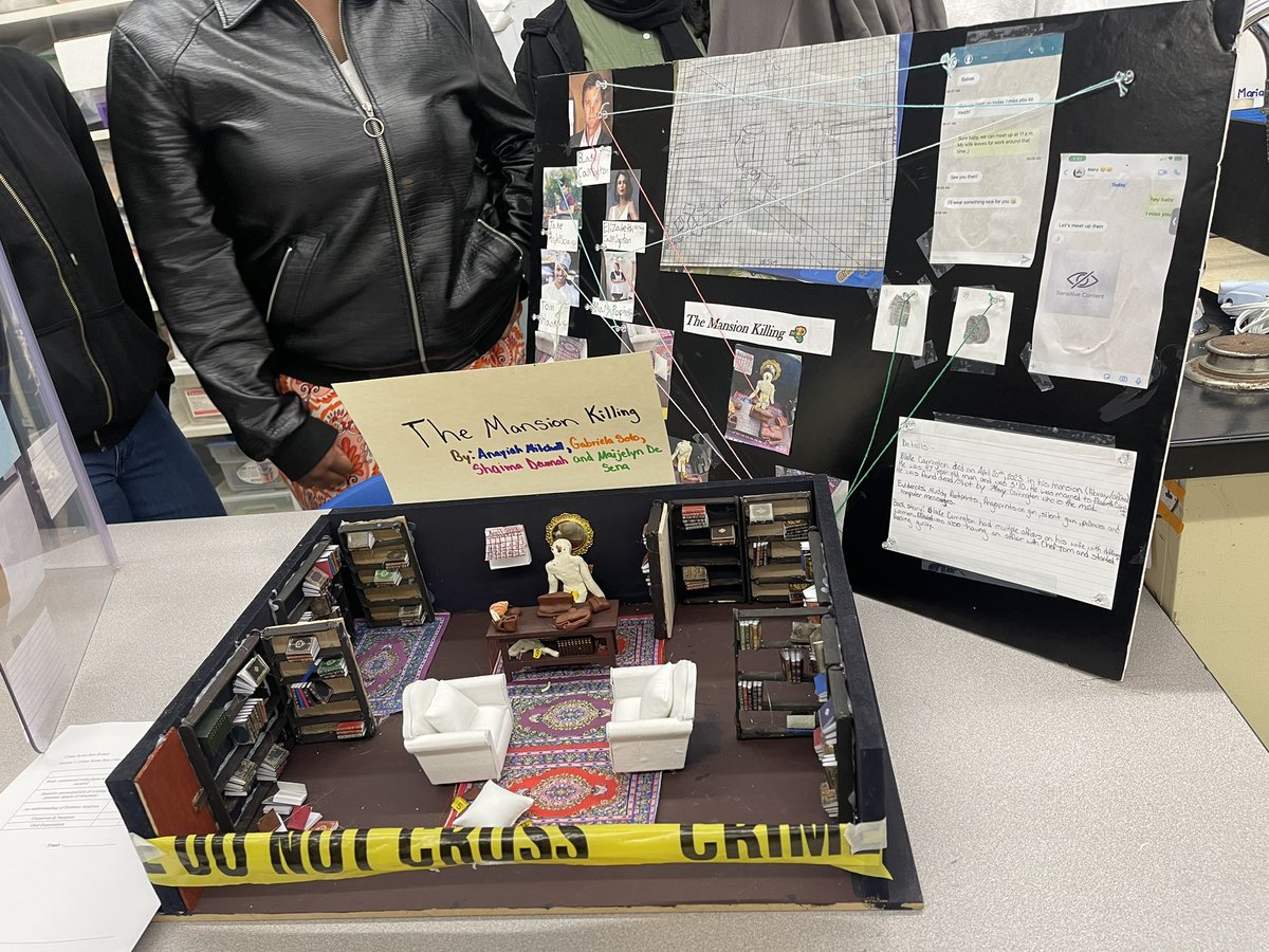Saunders High School on Twitter: "Pictures from Ms. Romero’s Forensic ...