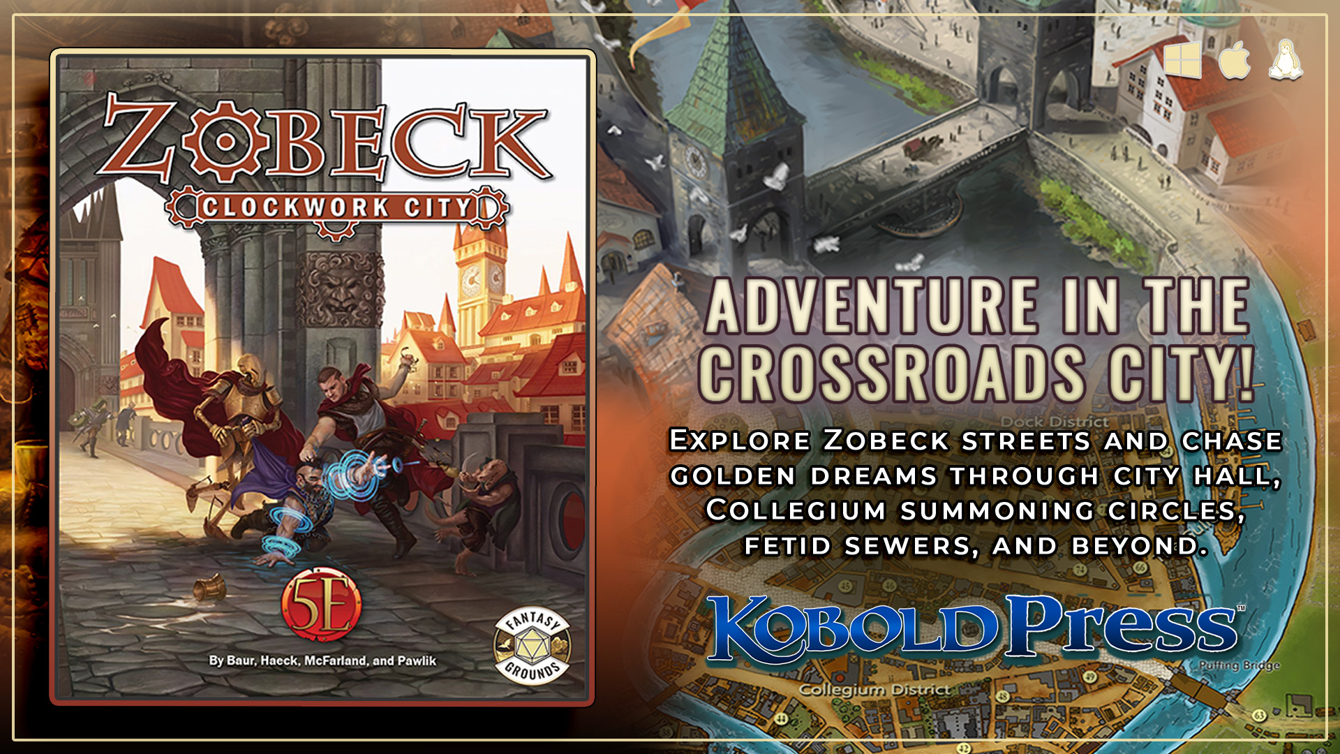 Fantasy Grounds on Twitter: "New Release Zobeck: The Clockwork City Collector Edition From the ...