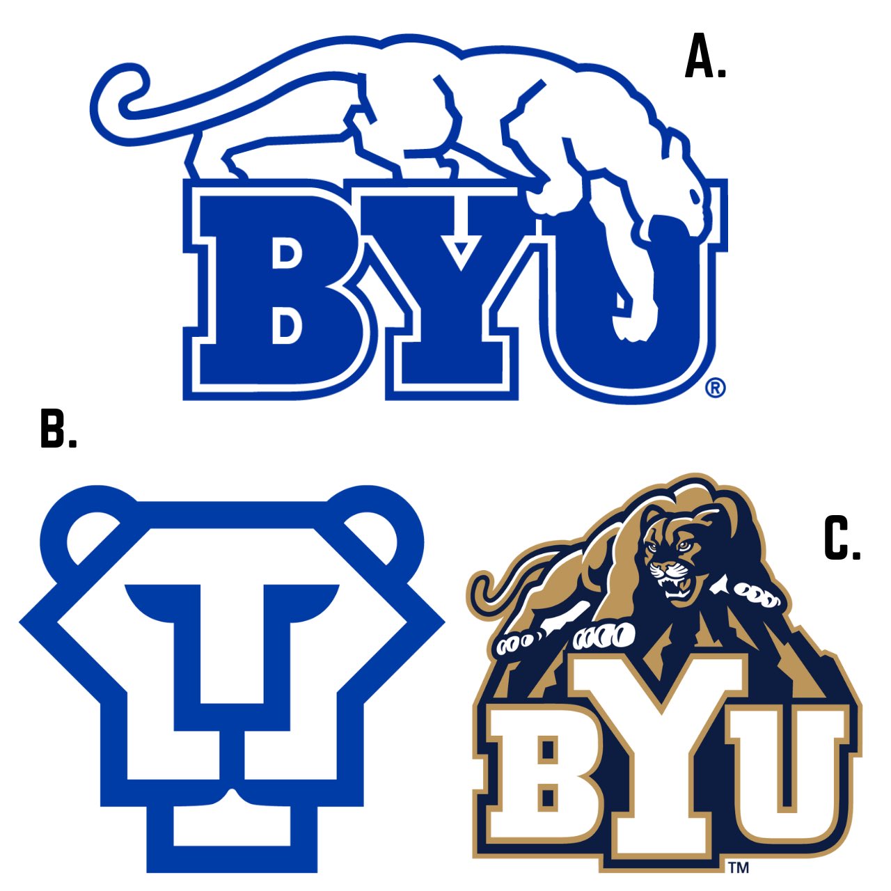 Byu Classic Logo BYU Cougars 46" Heritage Logo Oval Sign Sports