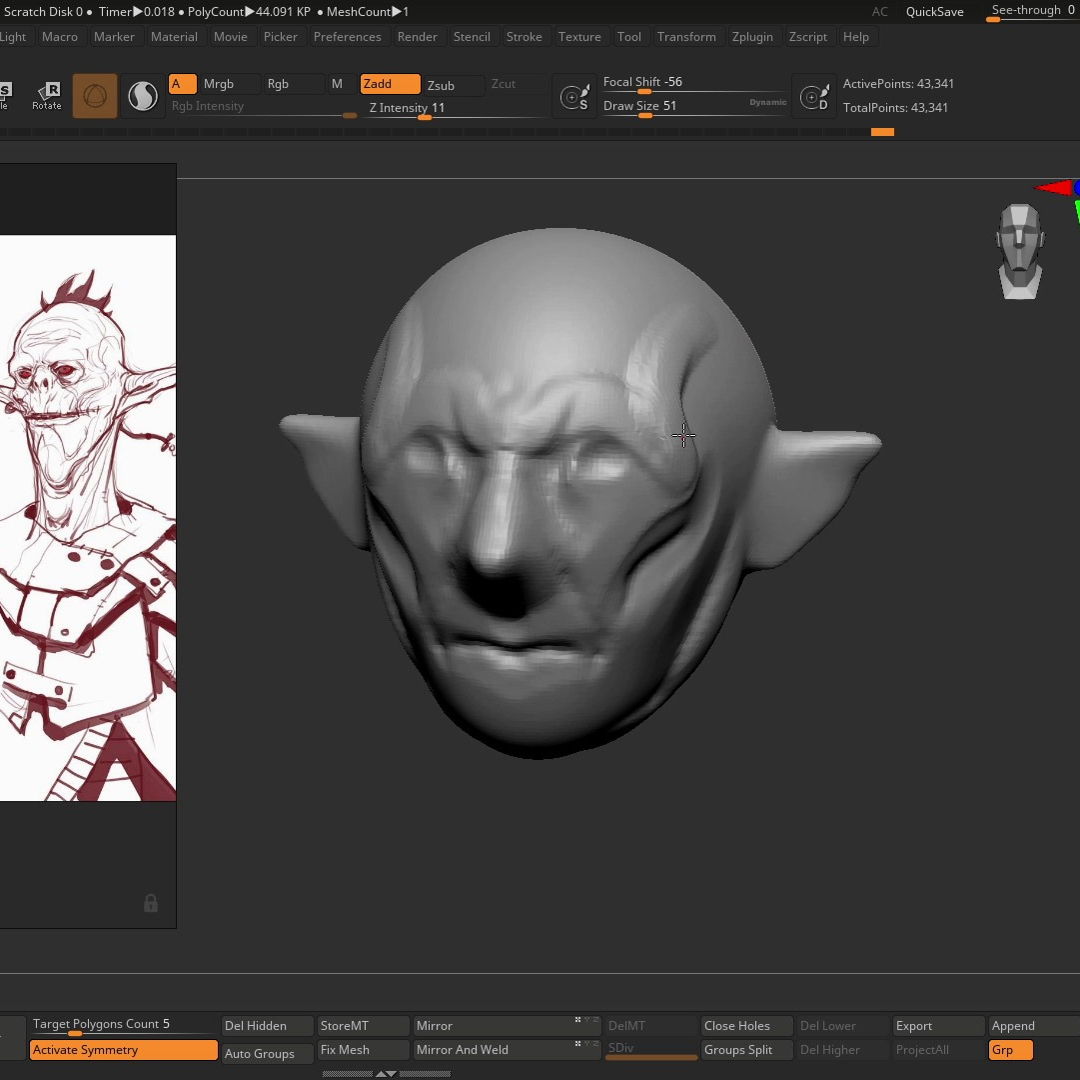 FlippedNormals on Twitter: "FREEBIE DAY 7: Learn to sculpt a creature in ZBrush with our FREE ...