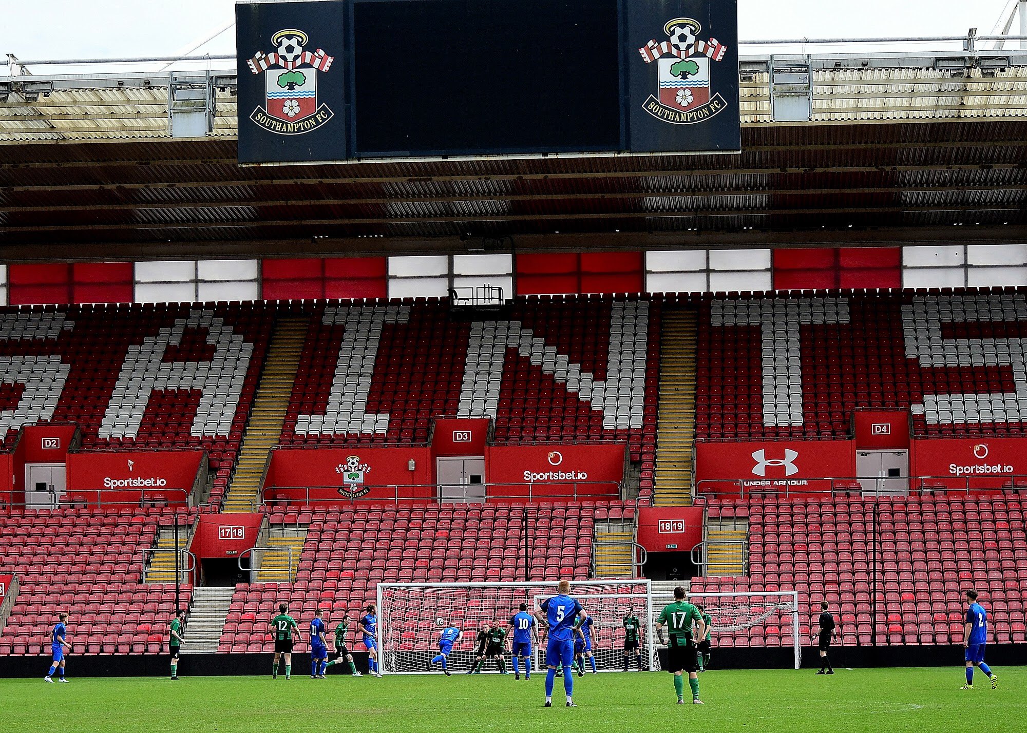 AFC Station on Twitter: "Looking back at AFC Station playing in St Mary’s Stadium a friendly ...