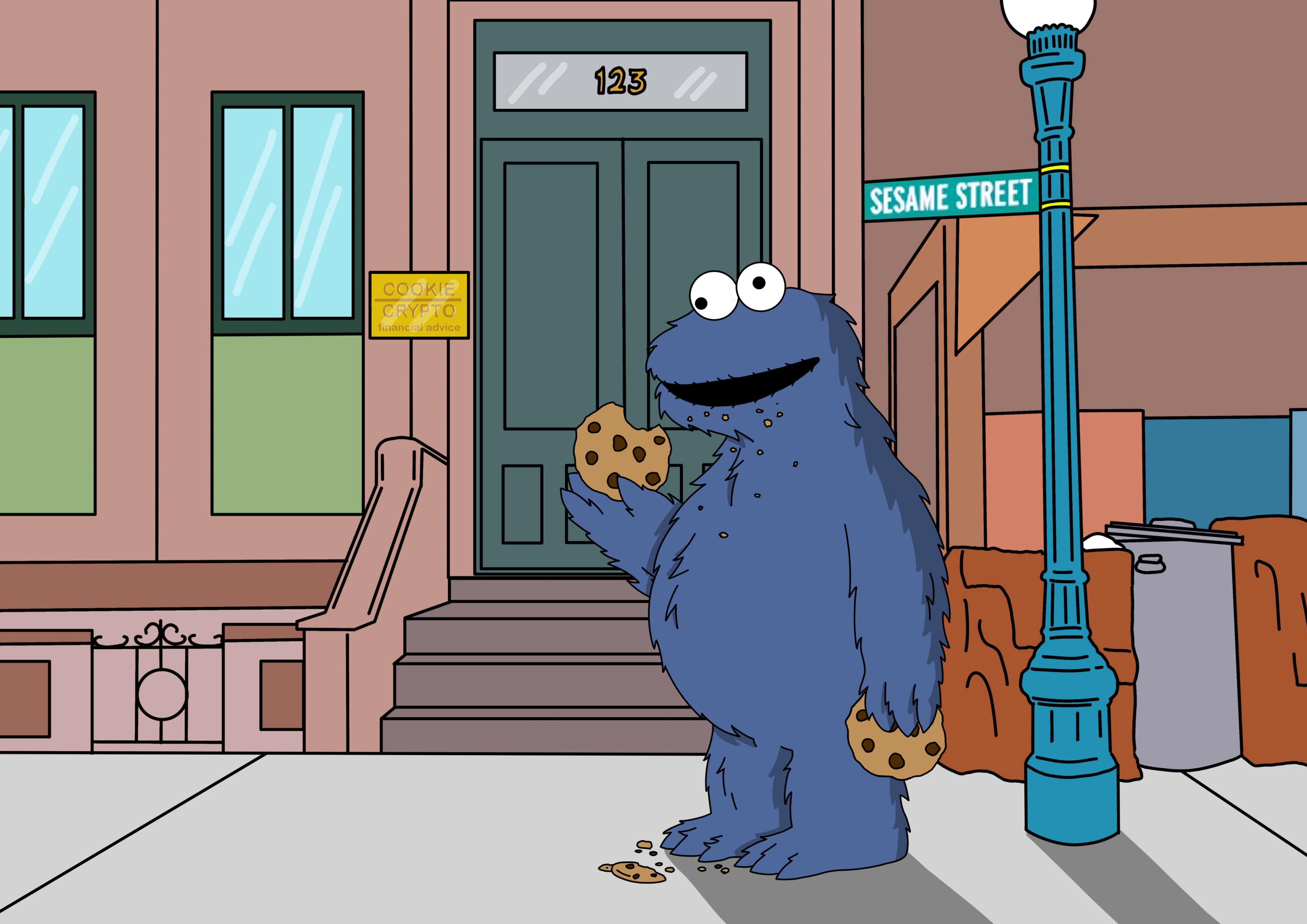 Family Guy Cookie Monster