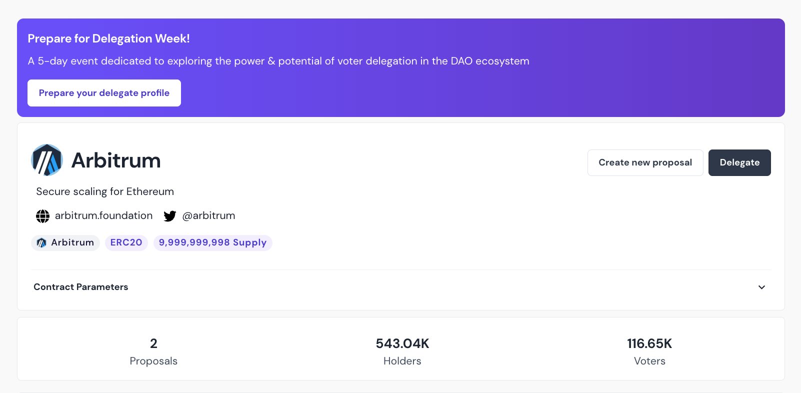 Arbitrum (💙,🧡) on Twitter: "2/2 ARB token holders are encouraged to delegate and revisit ...