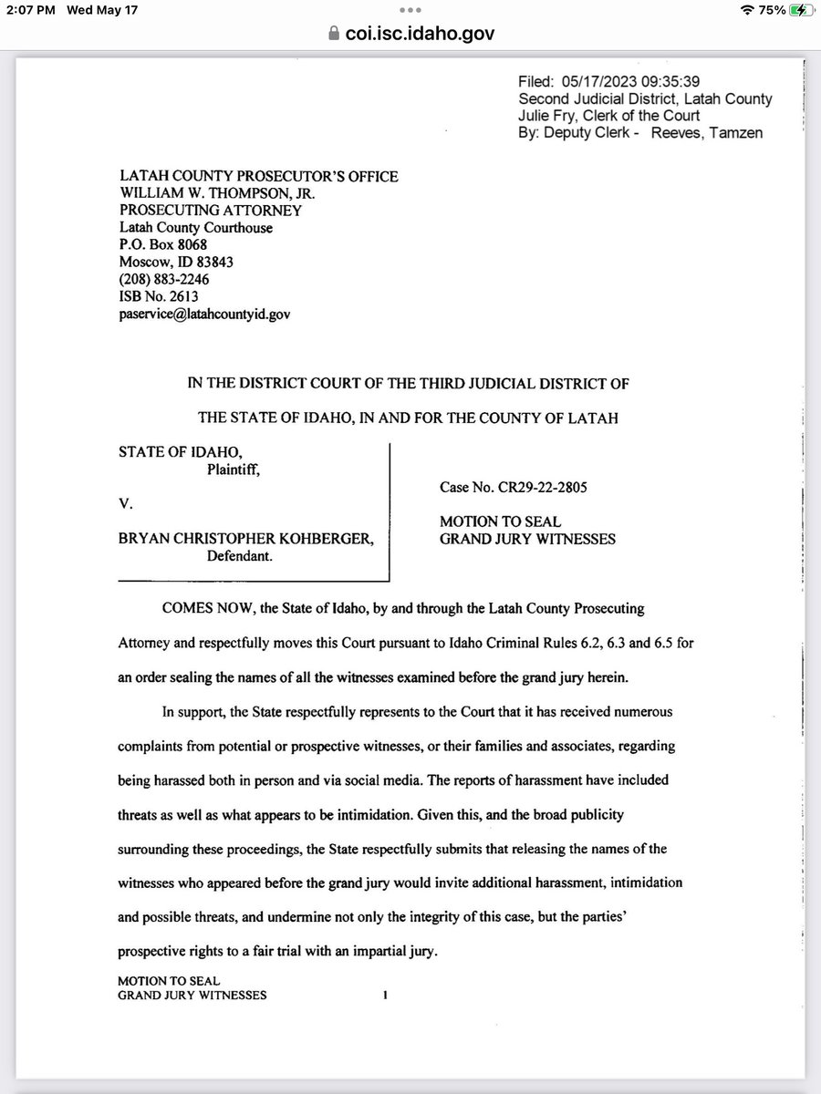 Ken Thomas On Twitter Grand Jury Motions