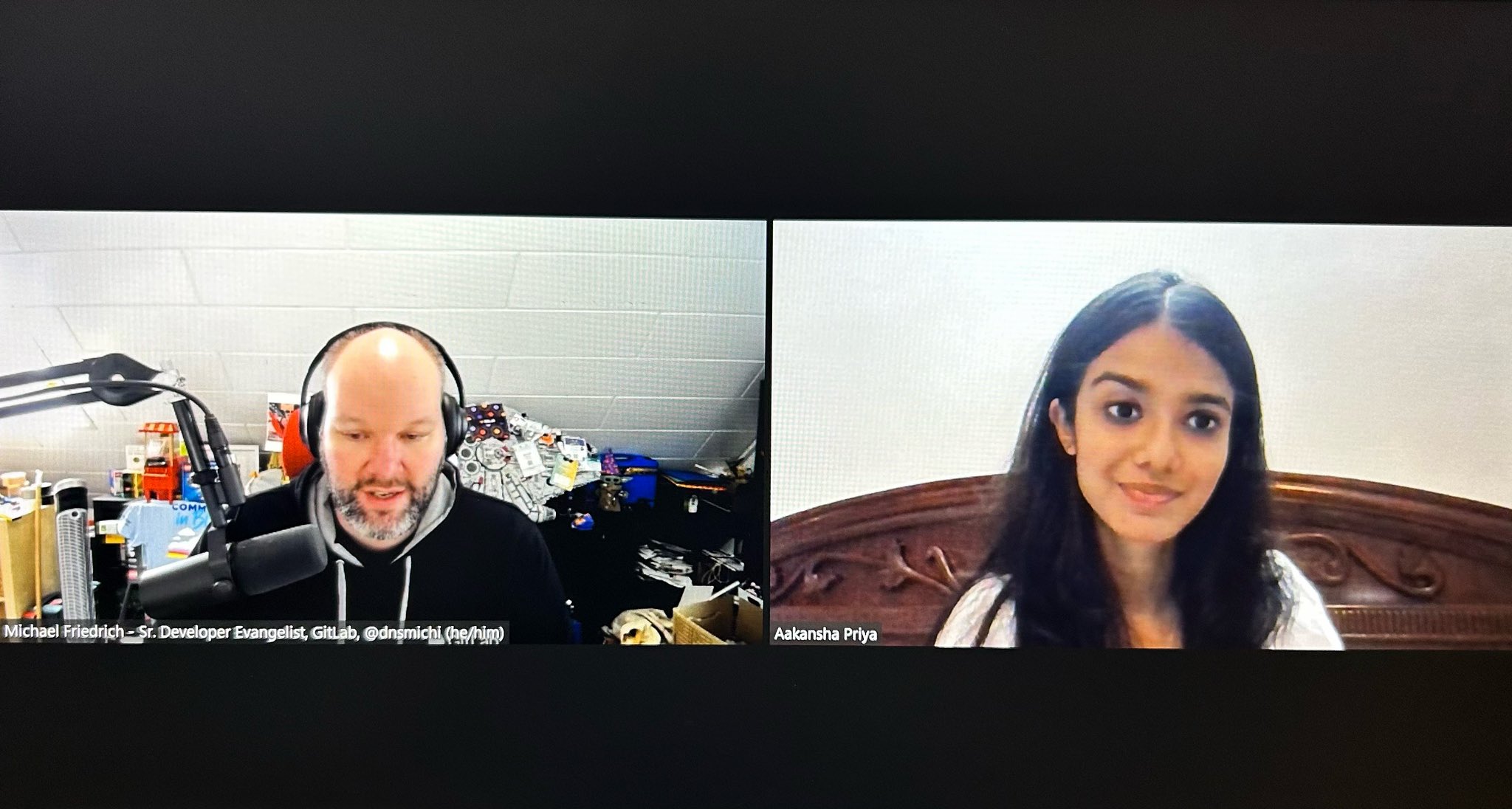 Aakansha Priya on Twitter: "Had a great coffee chat with @dnsmichi today and I must say he is ...