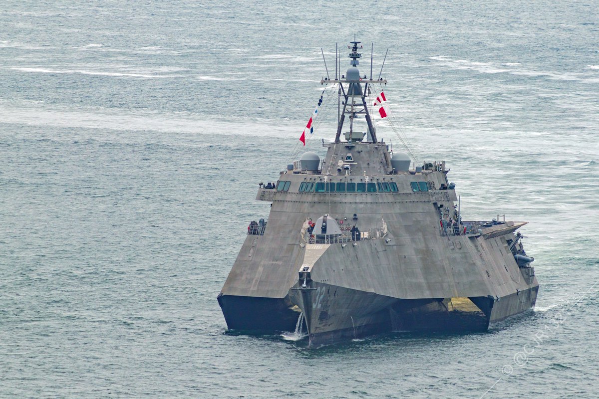 WarshipCam on Twitter: "USS Santa Barbara (LCS 32) Independence-variant littoral combat ship ...