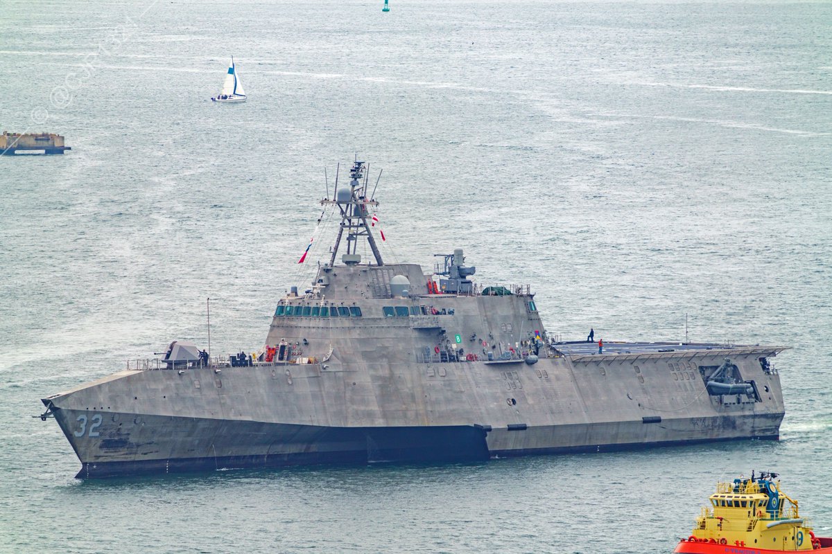 WarshipCam on Twitter: "USS Santa Barbara (LCS 32) Independence-variant littoral combat ship ...