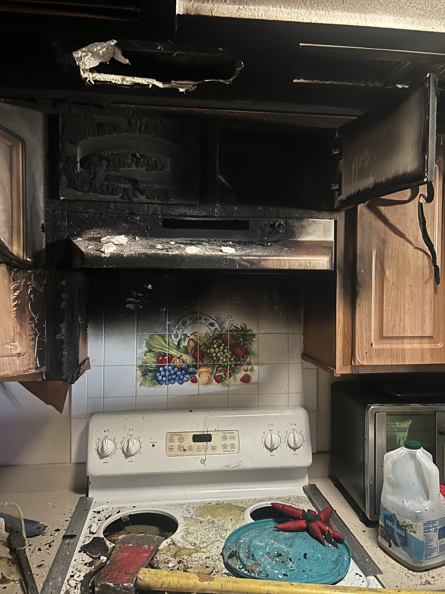 Kitchen Fire Damage