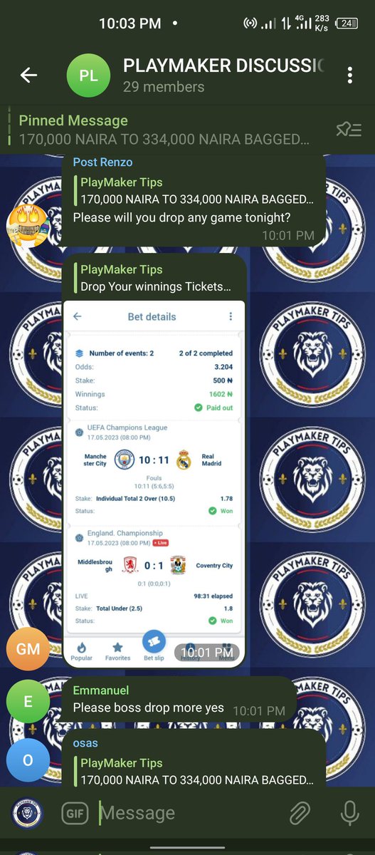 PlayMaker_Tips on Twitter: "Another winnings Tickets 🤲🤲🤲🤲🤲🤲"