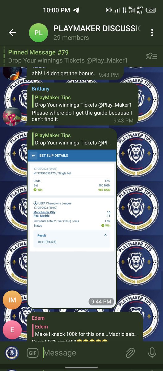 PlayMaker_Tips on Twitter: "ANOTHER WINNINGS TICKETS ⭐⭐⭐⭐⭐⭐⭐⭐"