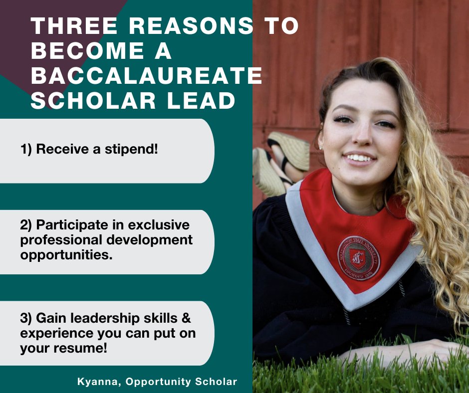 Washington State Opportunity Scholarship On Twitter ️baccalaureate