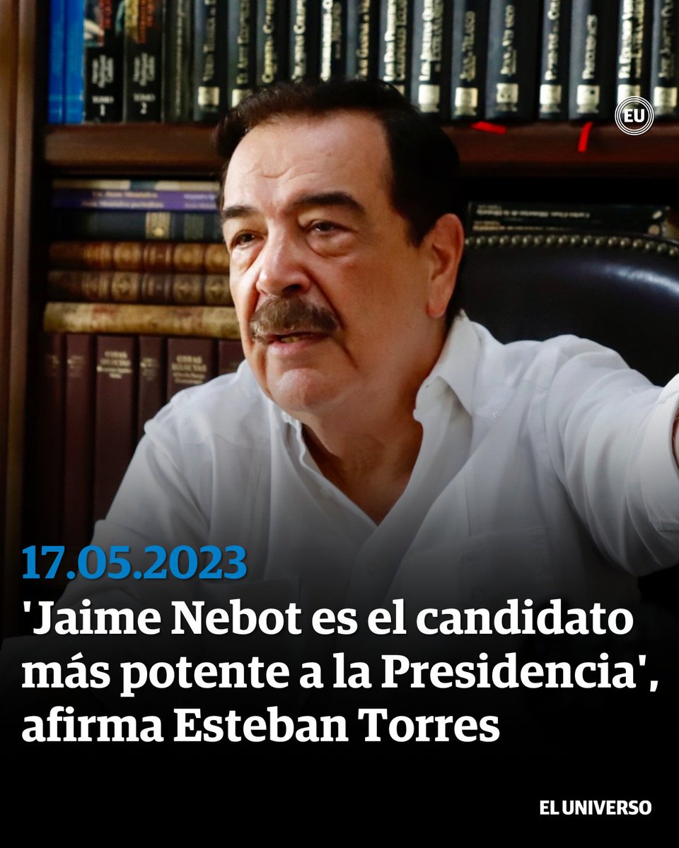 El Universo On Twitter Esteban Torres Exlegislador Y