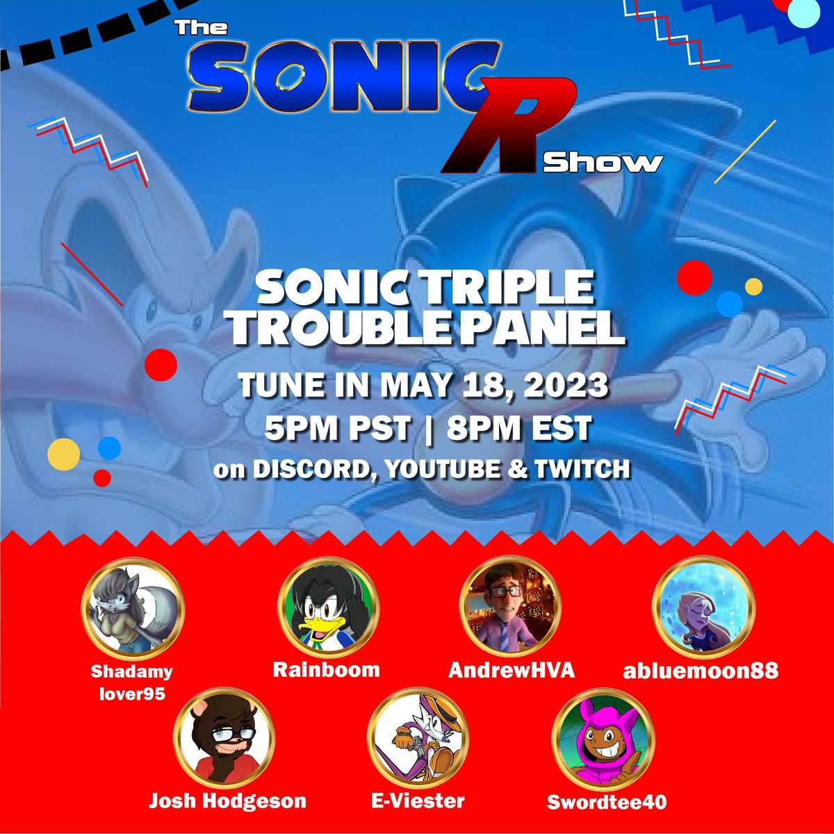 Sonic Revolution on Twitter: "Tonight at 8PM EST, Join @BlitzRainboom, Shadamylover95 ...